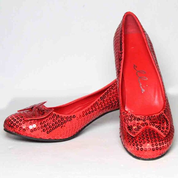 Ellie | Shoes | Ellie Red Sequin Pumps Shoes Ruby Red Slippers Sequin ...